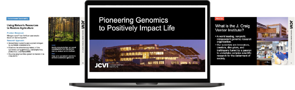 Rebranding the J. Craig Venter Institute: Foundation of Innovation ...